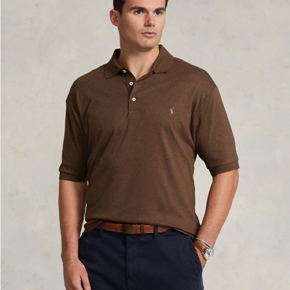 Ralph Lauren | Shirts | Soft Cotton Polo By Ralph Lauren Mens Brown ...